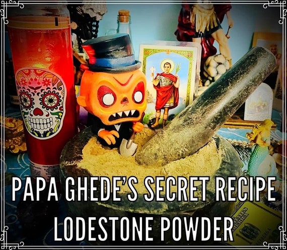 Papa Ghede's Secret Recipe Lodestone Powder - Etsy