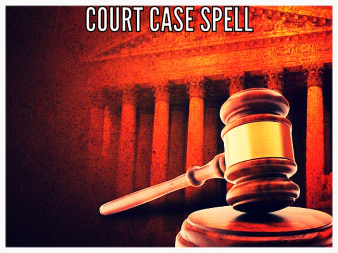 Court Case Spell legal Troubles - Etsy
