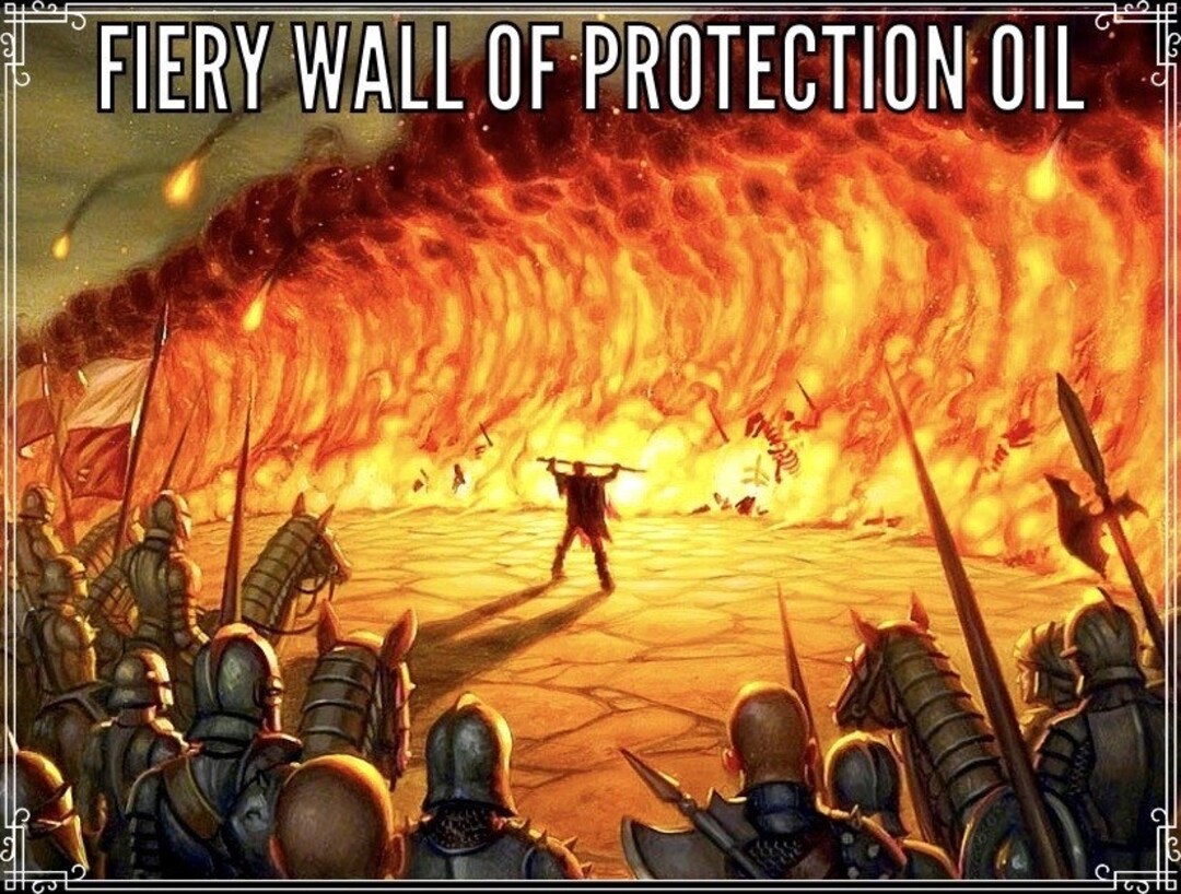 Fiery Wall of Protection Oil - Etsy