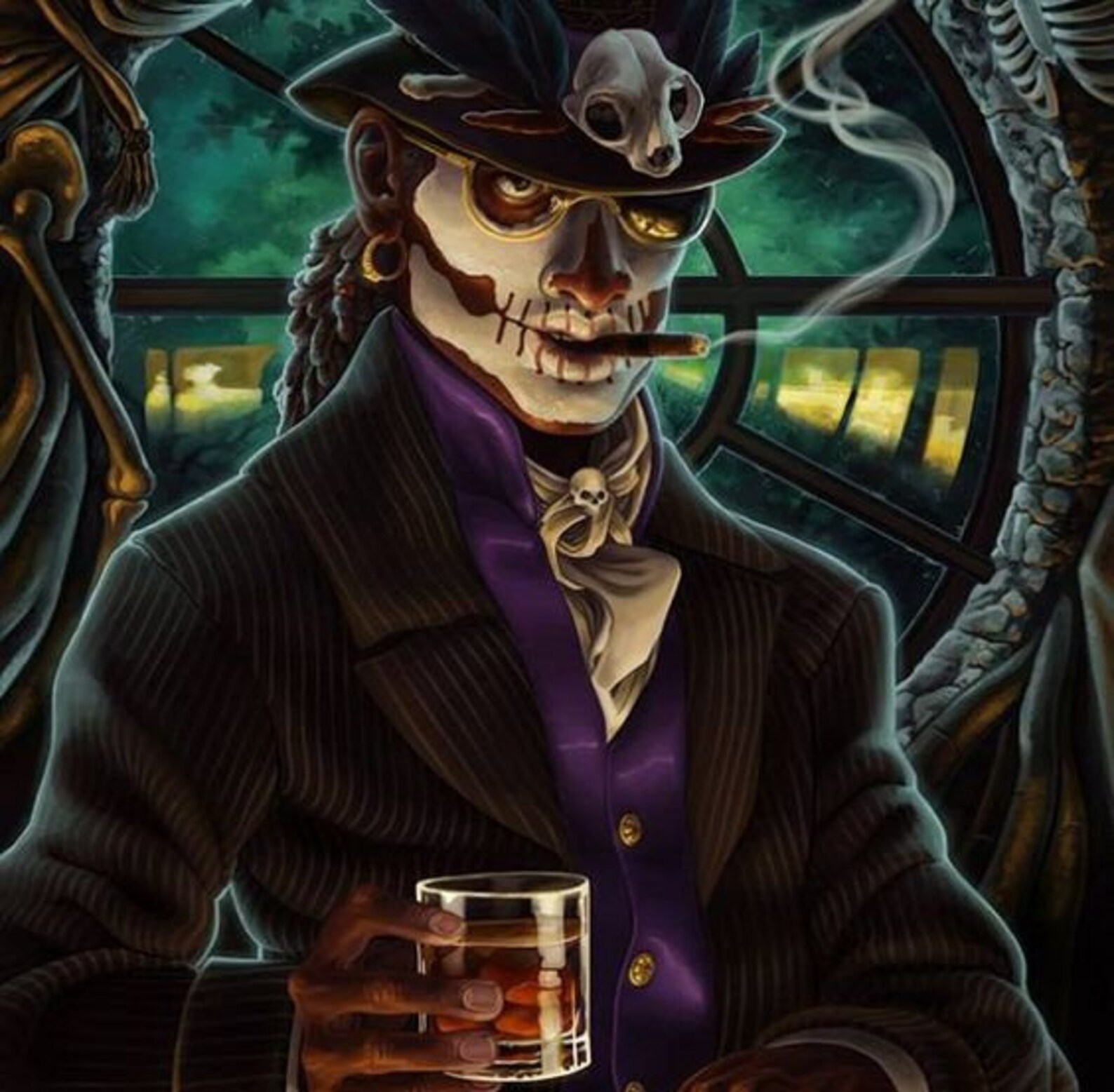 Skull Protection Talisman - Etsy