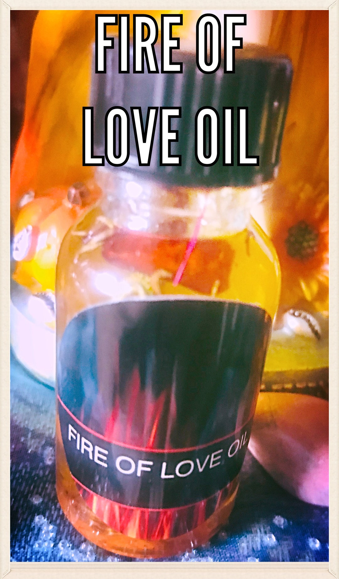 Fire of Love Oil flames of Passion - Etsy