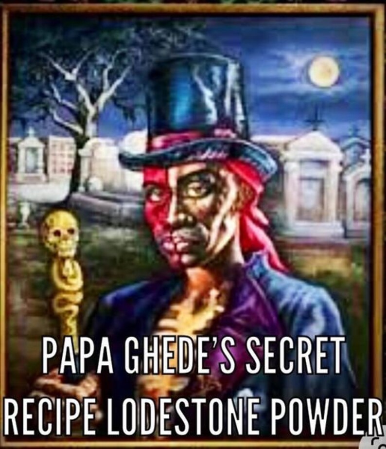 Papa Ghede's Secret Recipe Lodestone Powder - Etsy