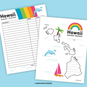 Hawaii Vacation Savings Tracker & Budget Sheet | Printable - Etsy