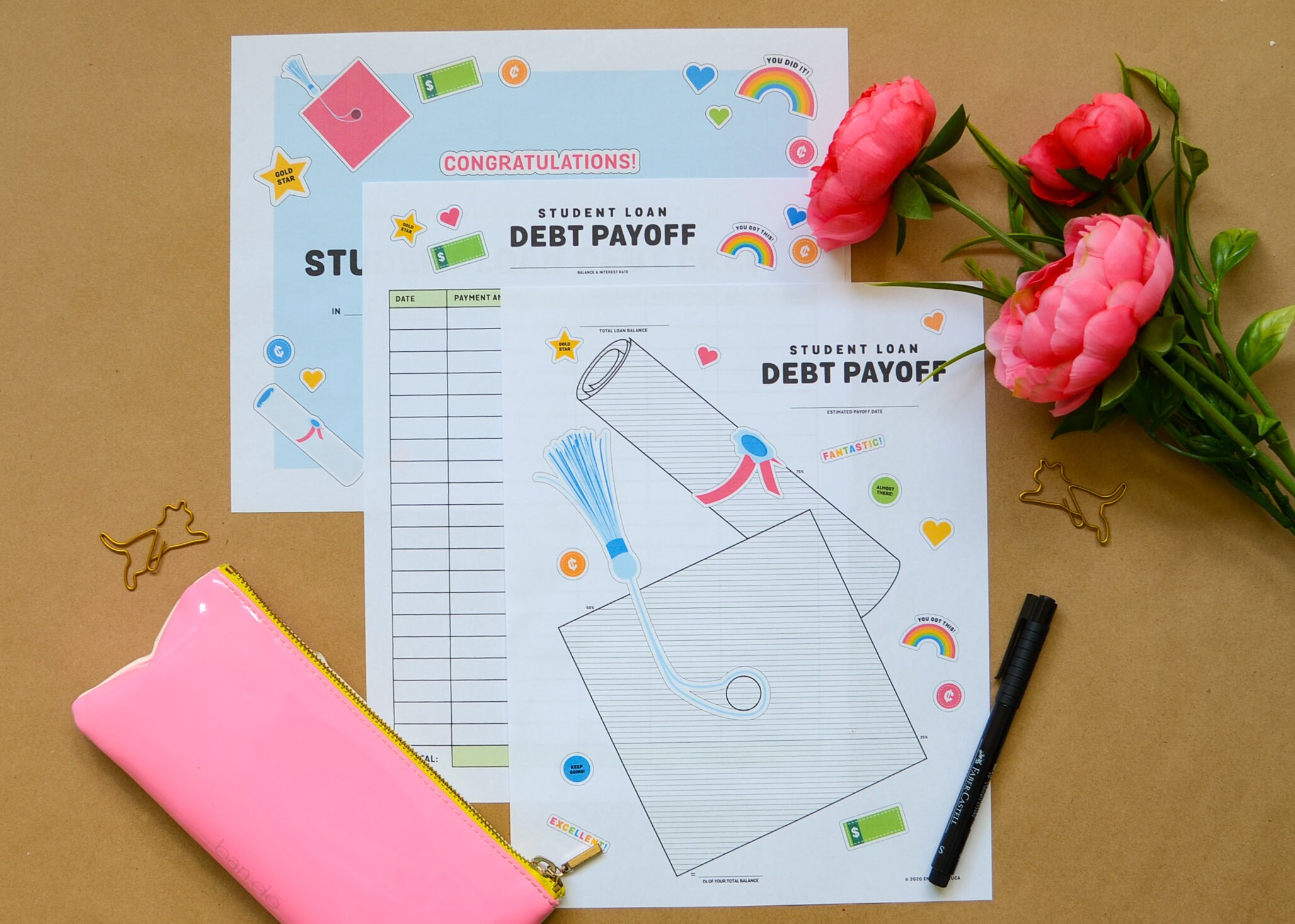 Bundle: Student Loan Debt Payoff Worksheets | Printable - Etsy