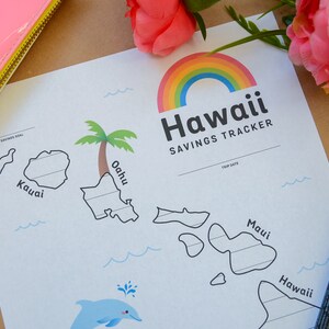 Hawaii Vacation Savings Tracker & Budget Sheet | Printable - Etsy