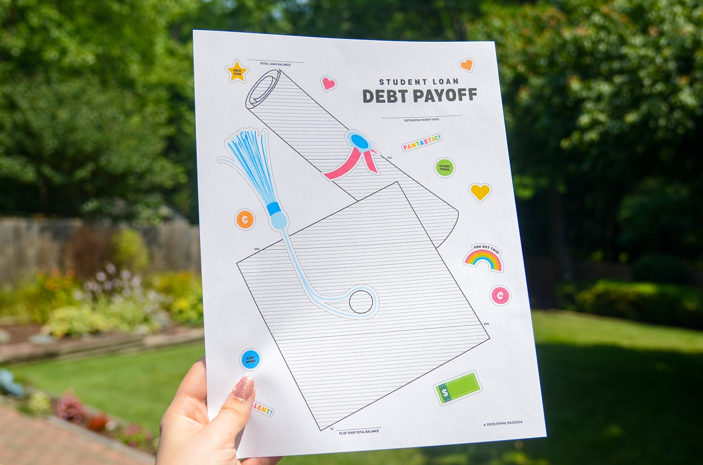 Bundle: Student Loan Debt Payoff Worksheets | Printable - Etsy