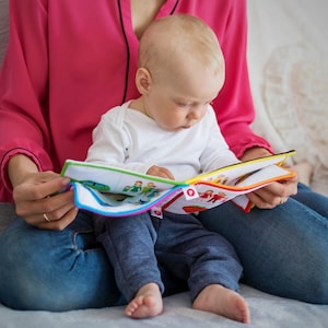 Baby Cloth Book, Colors and Shapes Learning Toy, Infant Developmental ...