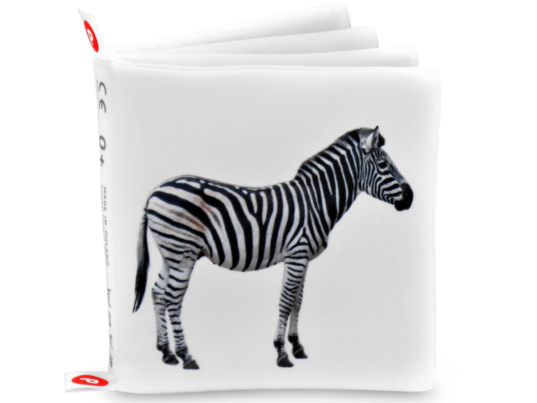 Zoo Animals Cloth Book: Realistic Illustrations, Montessori Baby Toy - Etsy