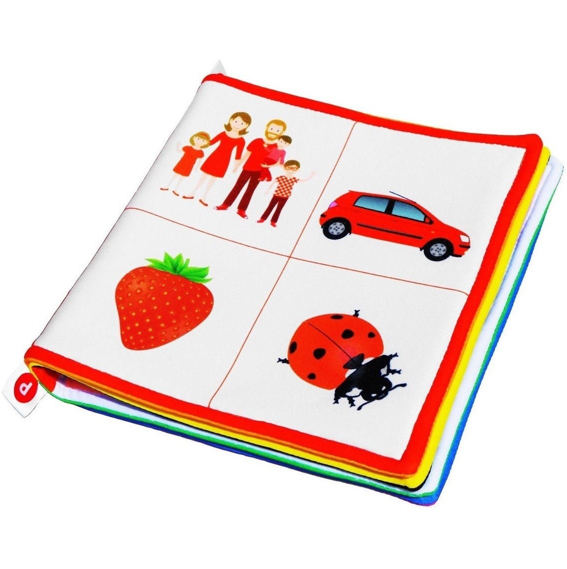 Baby Cloth Book, Colors and Shapes Learning Toy, Infant Developmental ...