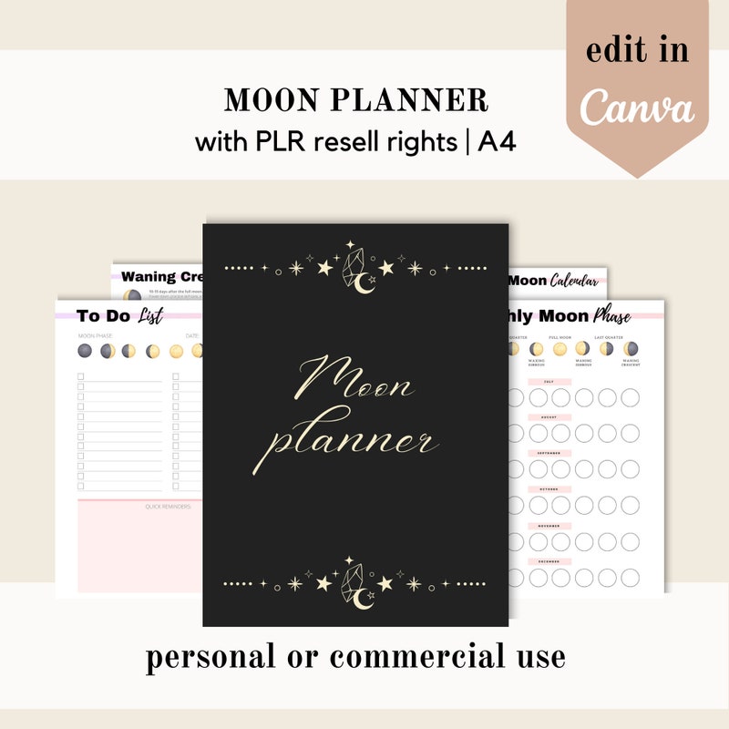 Moon Planner - Etsy