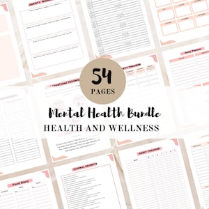 PLR Mental Health Bundle, Canva Template, Health PLR Planner, Editable Canva Template, Done for ...