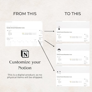 Notion Icons, Cartoon Doodle PNG Images, Family Portrait Clipart, Black ...