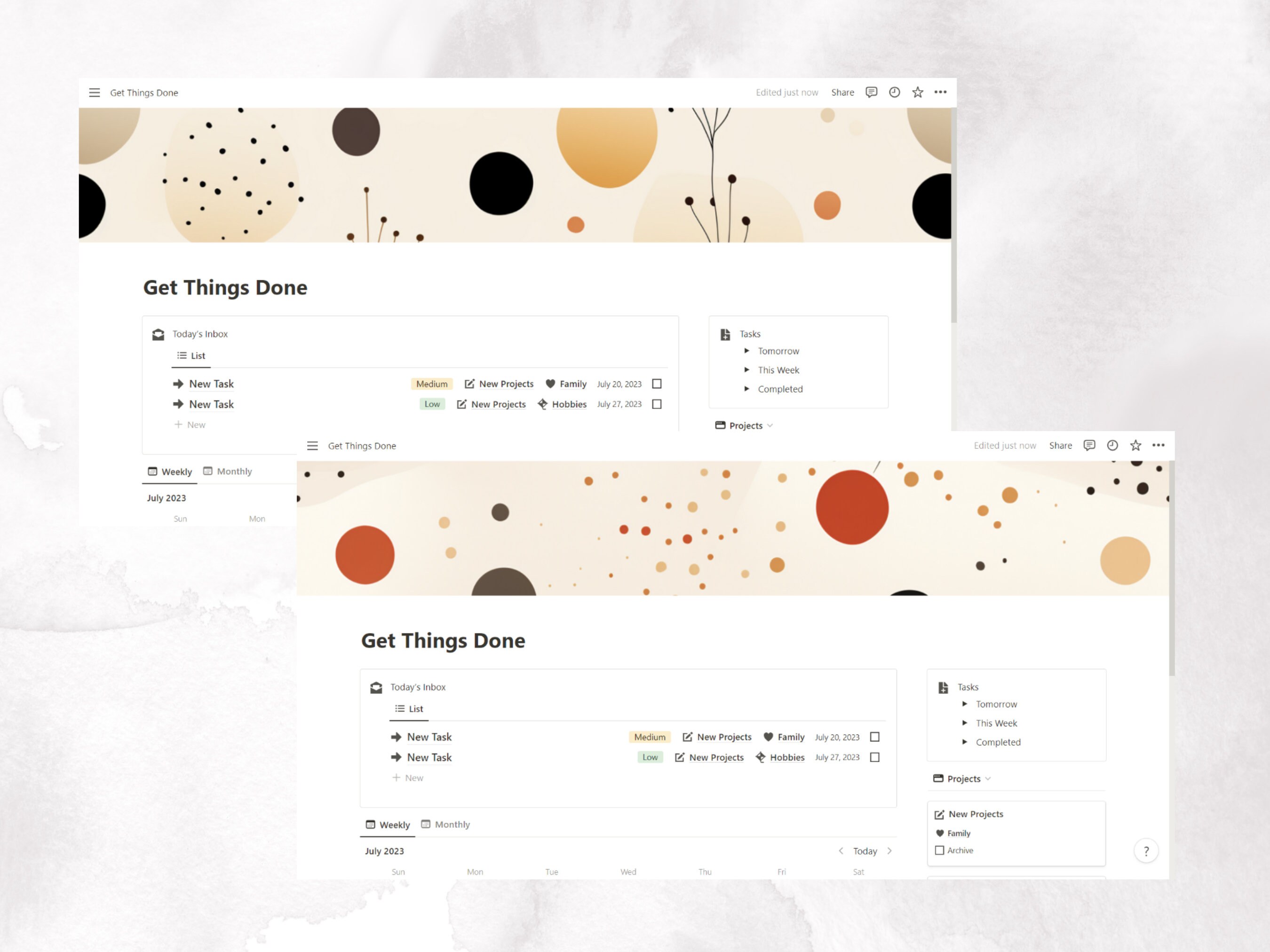 Notion Covers, Customize Notion Templates. Boho Minimalist Notion ...