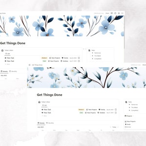Notion Covers, Customize Notion Templates, Floral Pattern Notion Covers ...