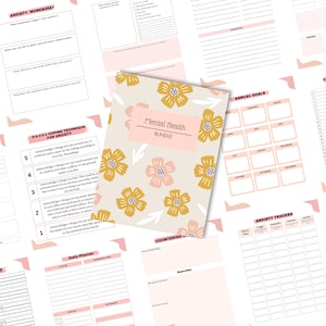 PLR Mental Health Bundle, Canva Template, Health PLR Planner, Editable Canva Template, Done for ...