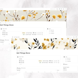 Notion Covers, Customize Notion Templates, Floral Pattern Notion Covers ...