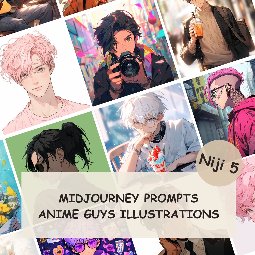 Anime Guys Midjourney Prompts, AI Clipart Images, Create Your Own ...