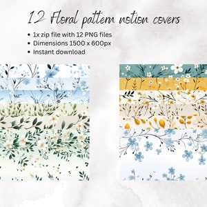Notion Covers, Customize Notion Templates, Floral Pattern Notion Covers ...