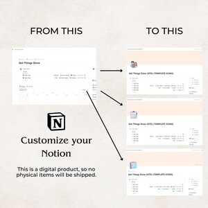 Notion Icons, PNG Images, Cute Pastel Clipart, Get Things Done Template ...