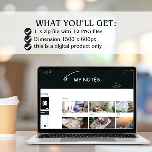 Notion Covers for Templates, Customize Notion Templates, Stars Galaxy ...