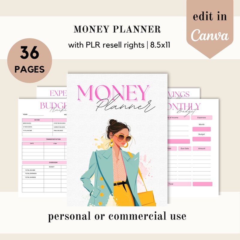 Planner Canva Template - Etsy