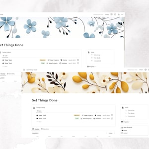 Notion Covers, Customize Notion Templates, Floral Pattern Notion Covers ...