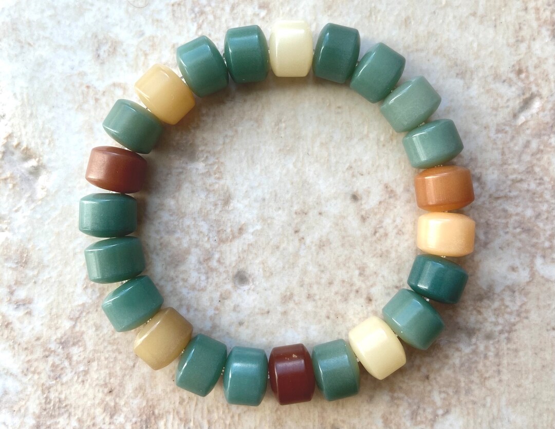 JUNGLE ADVENTURE Multi-color Natural Bodhi Root Beads Bracelet - Etsy