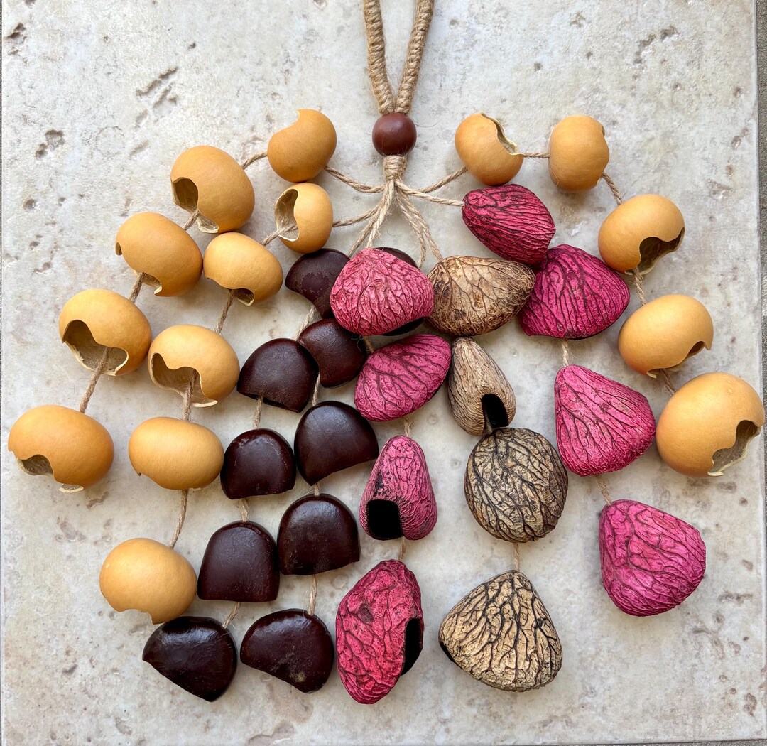 TRIO SOUNDS Multiple Nut Shaker | Handcrafted | Seed Shell | Wind Chime ...