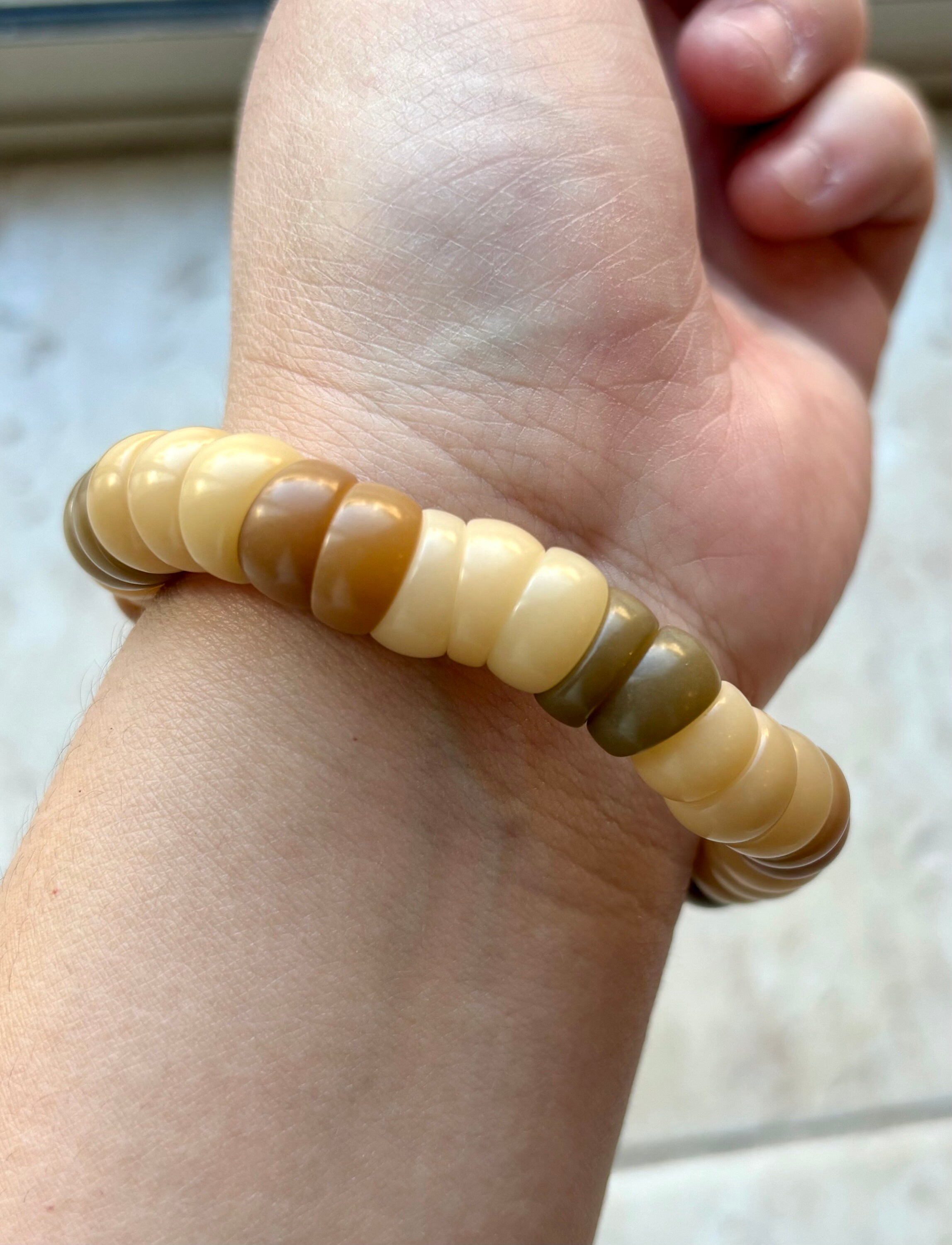 MULTI-COLOR Natural Bodhi Root Beads Bracelet - Etsy