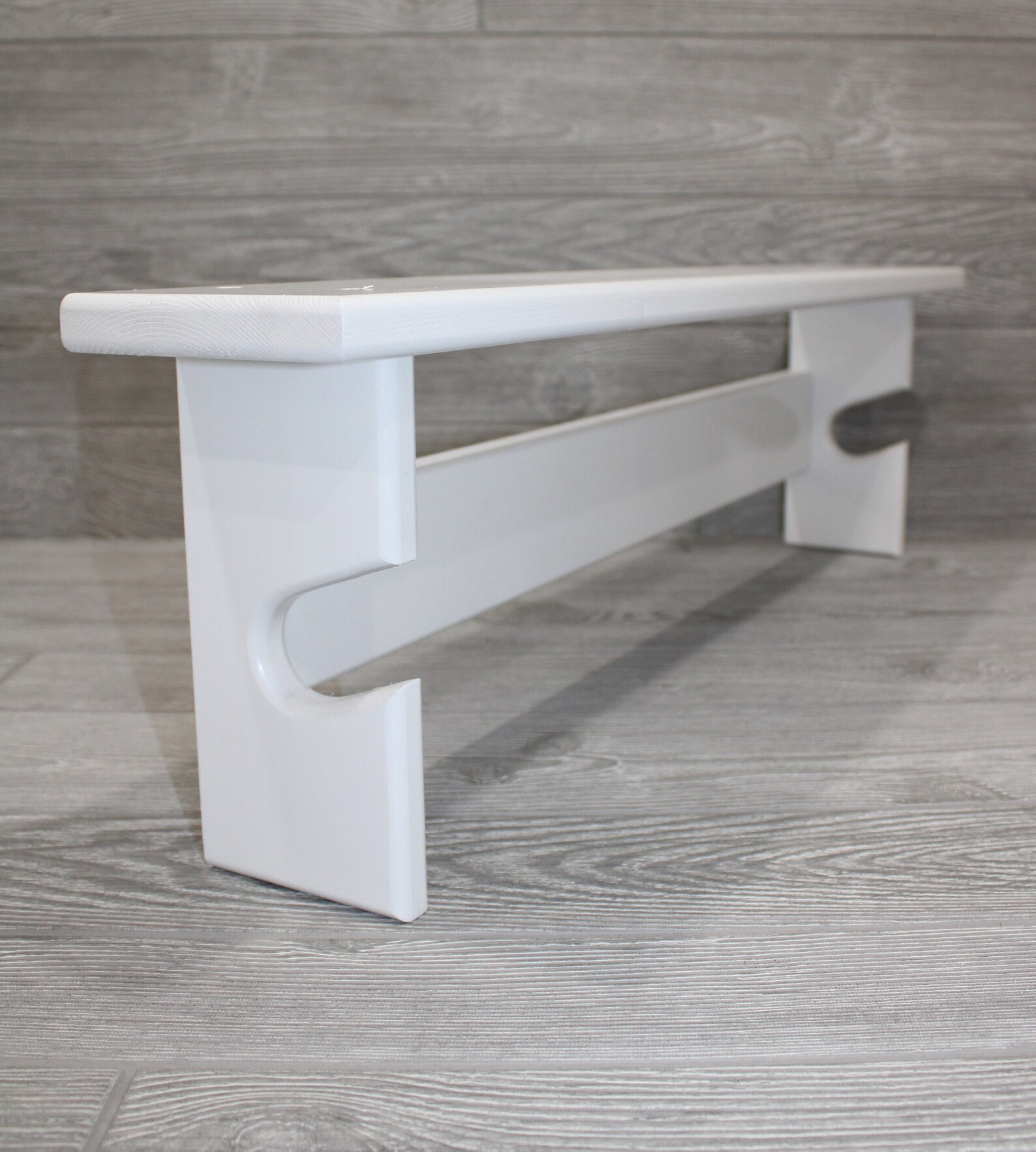 White Quilt Rack Single White Quilt Rack Wood White Quilt | Etsy