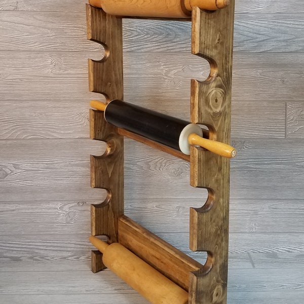 Rolling Pin Holder for Wall - Etsy