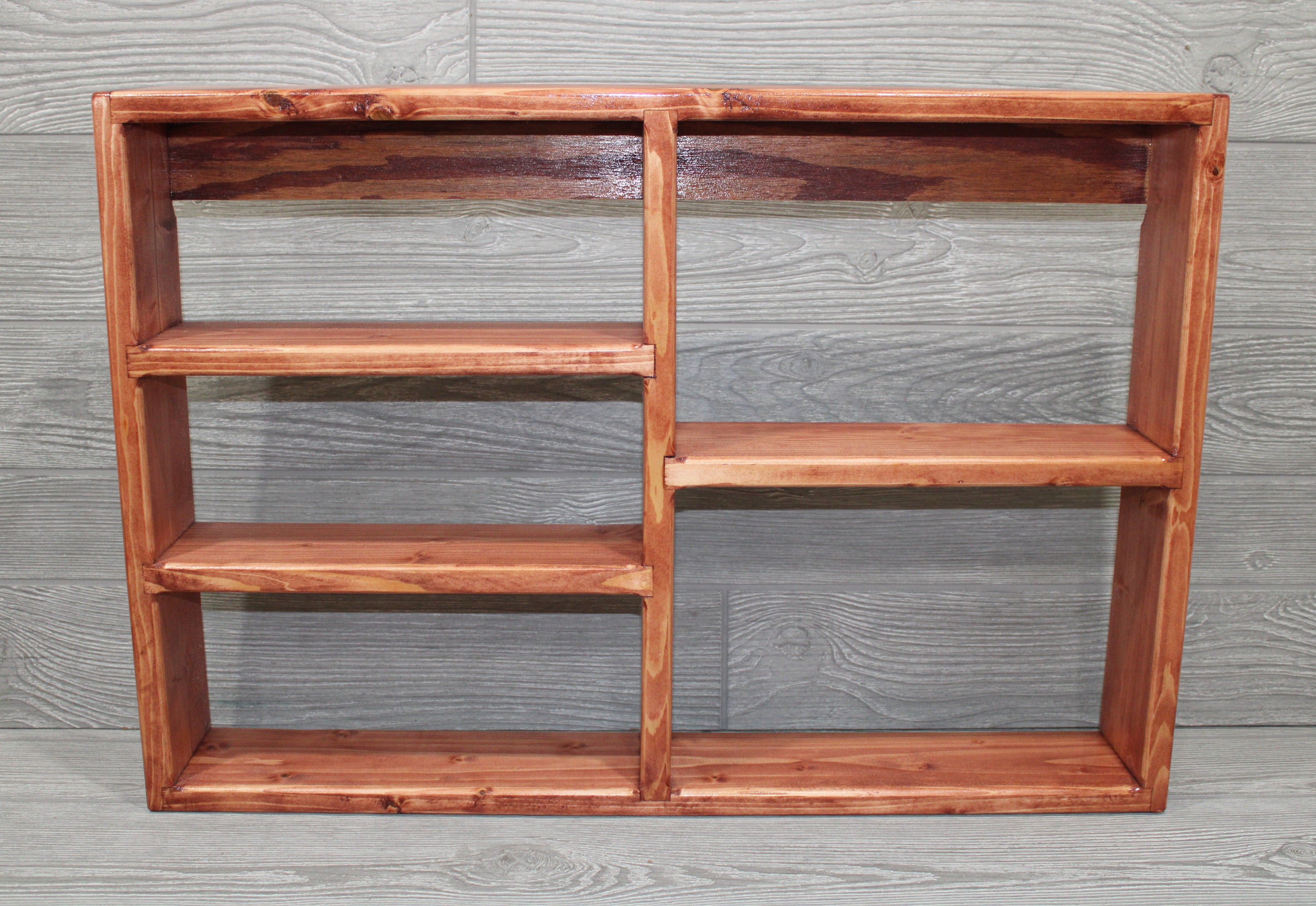 Wooden Display Shelf Wooden Display Case Wooden Shadow Box | Etsy