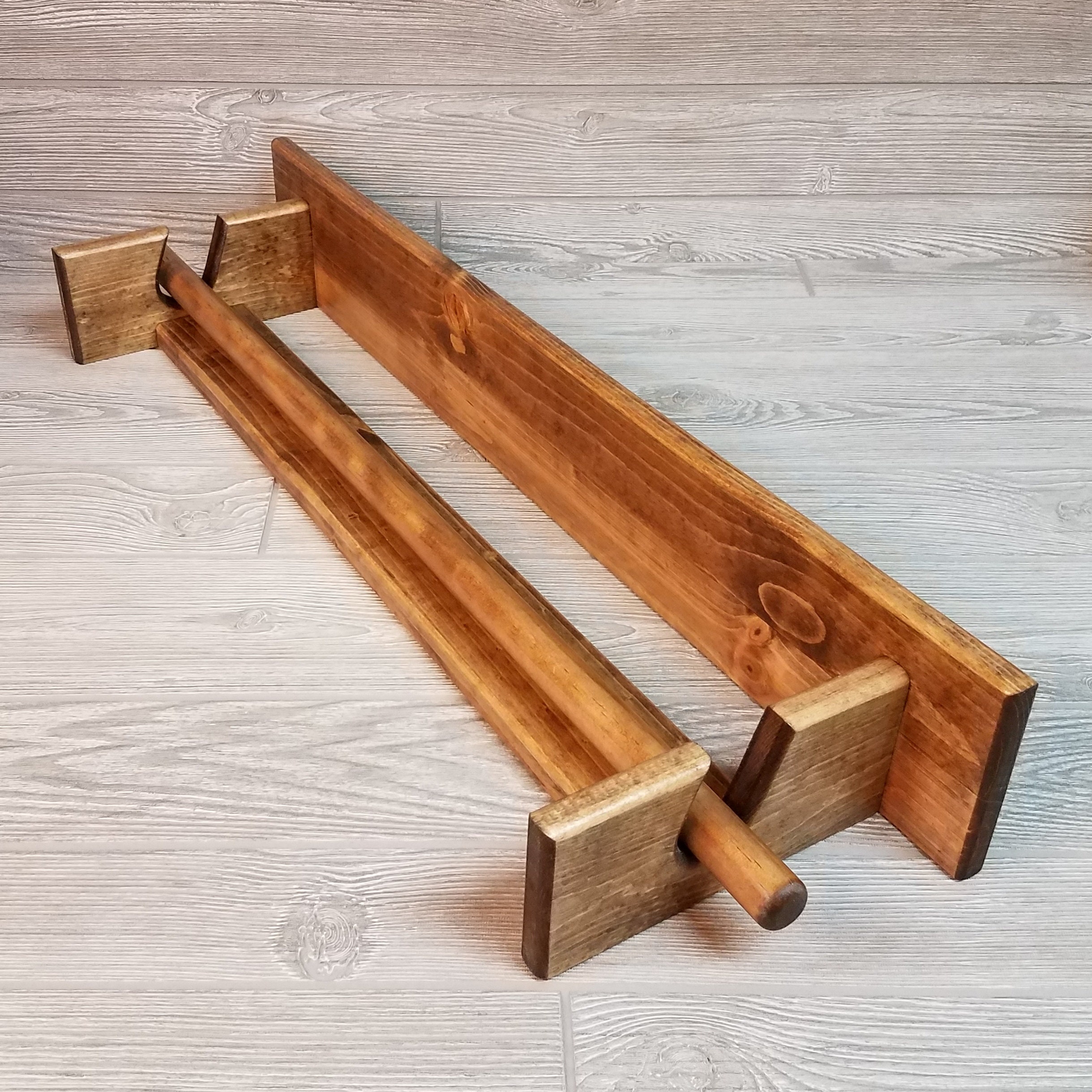 Quilt Rack Wooden Quilt Rack Quilt Rack Wall Mount Quilt | Etsy