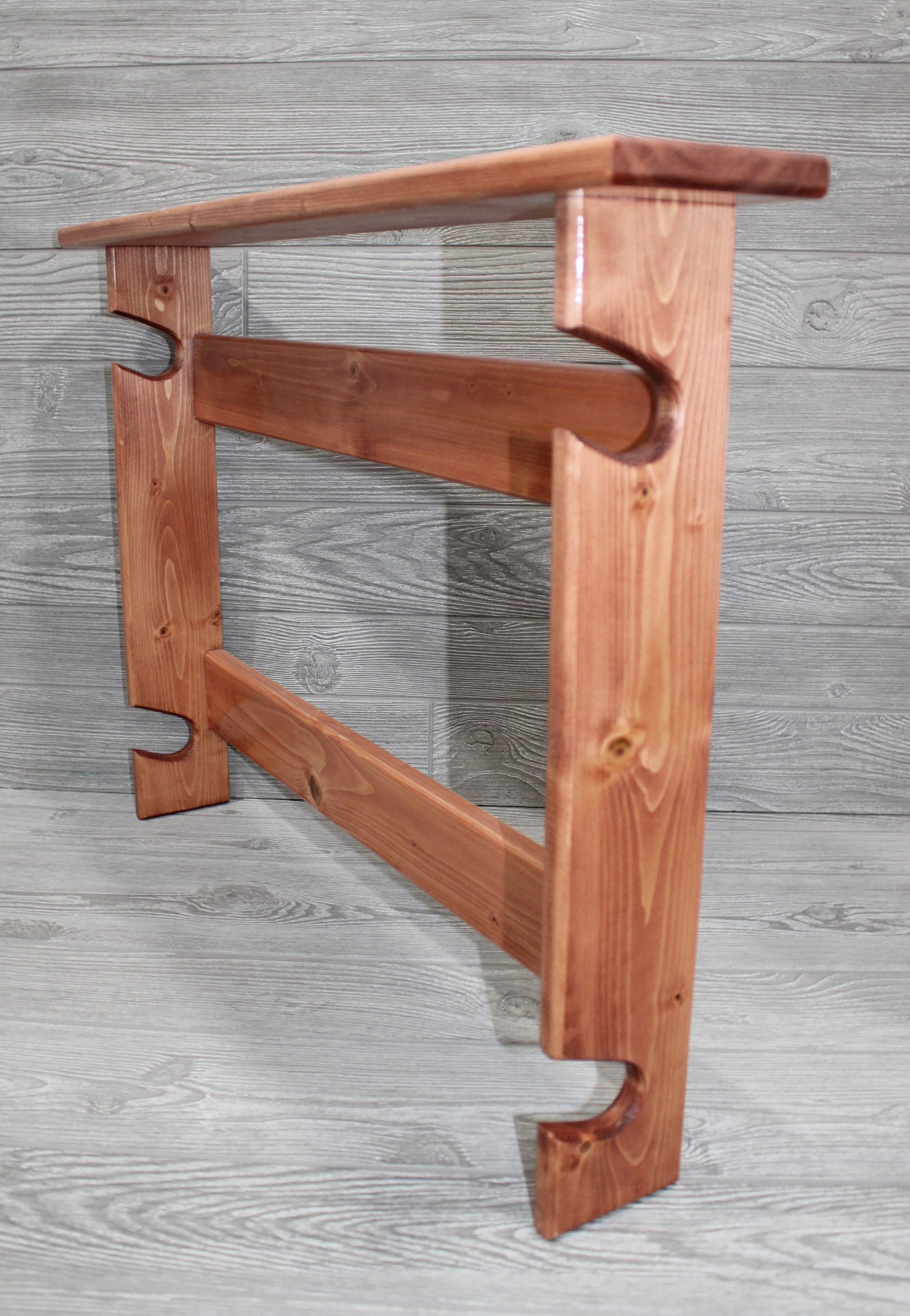 Double Quilt Rack Wooden Quilt Rack Quilt Rack Wall Mount - Etsy