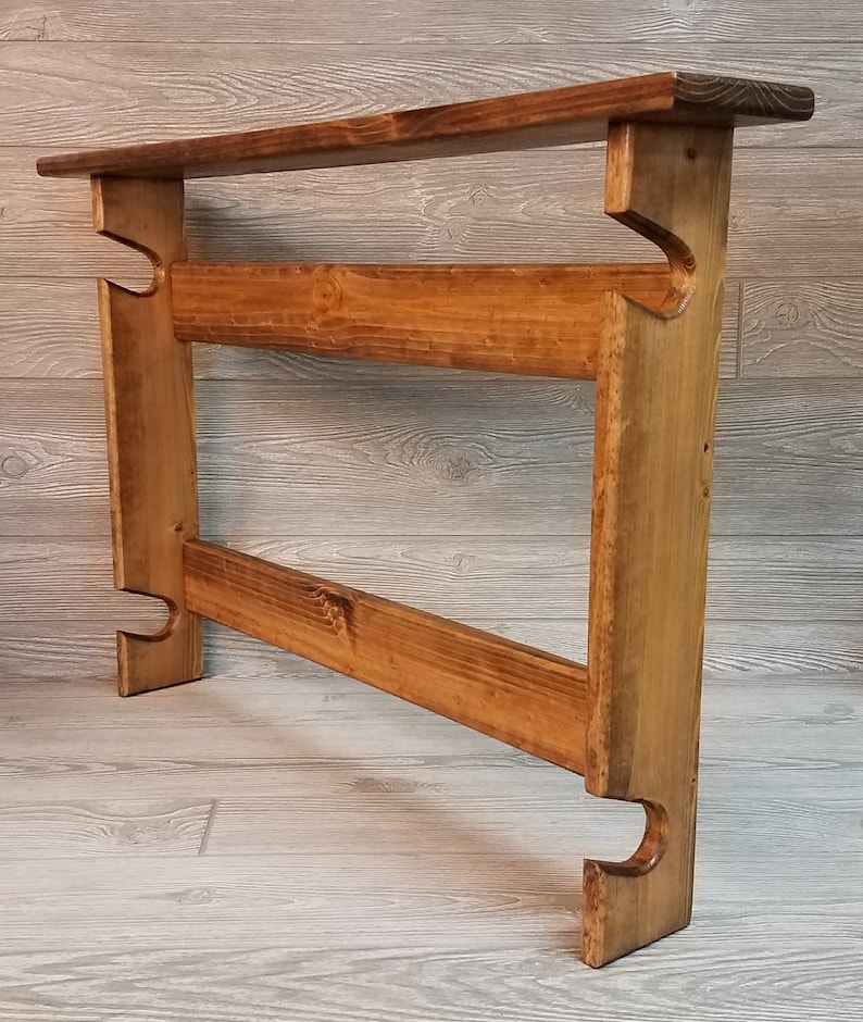 Double Quilt Rack Wooden Quilt Rack Quilt Rack Wall Mount - Etsy