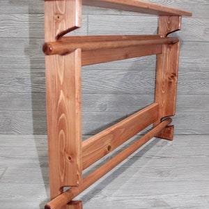Double Quilt Rack - Wooden Quilt Rack - Quilt Rack for Wall - Quilt ...