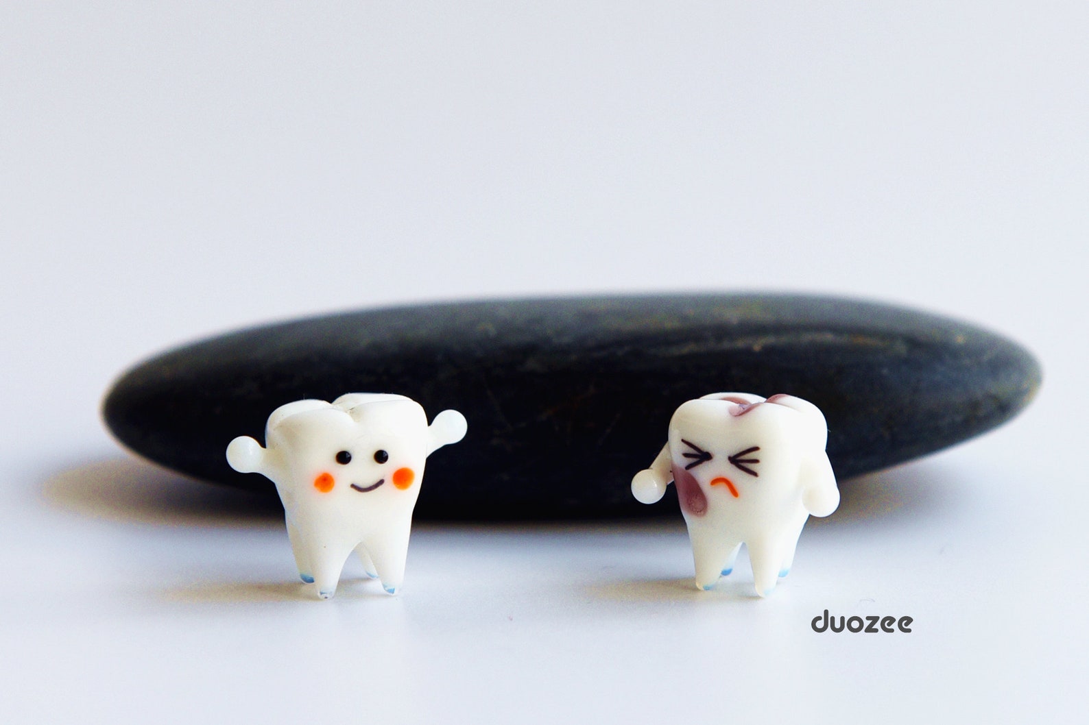 Handmade Lampwork Glass Tooth Fairy Gift Tooth Figurine - Etsy