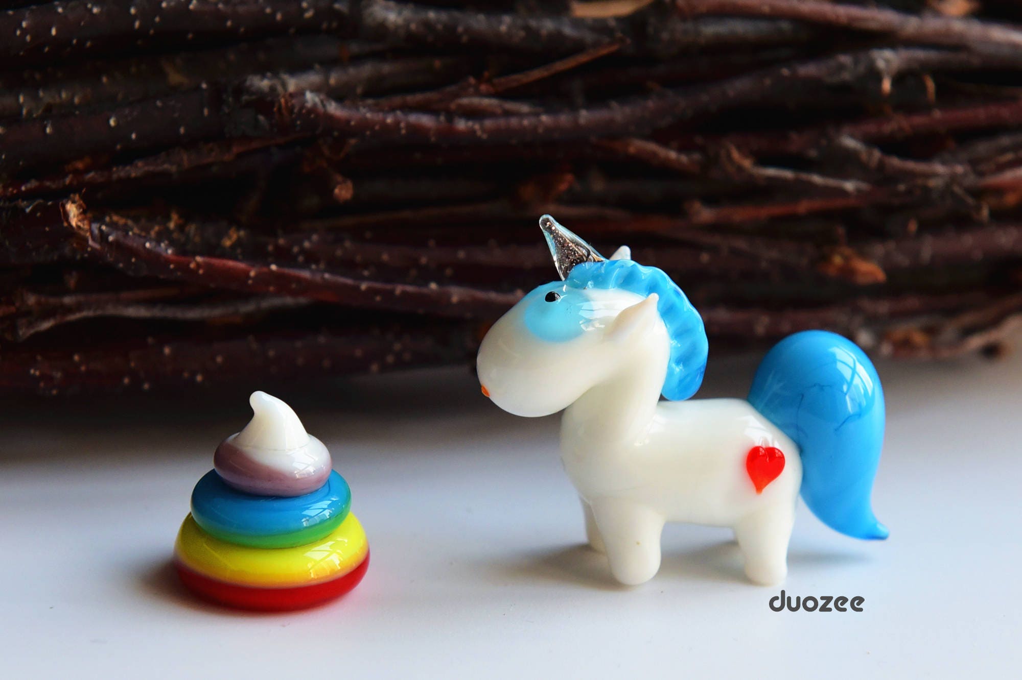 Handmade Lampwork Glass Magic Unicorn Poop Unicorn Poop | Etsy