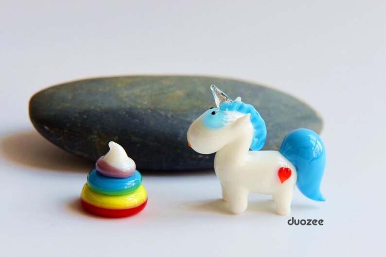 Handmade Lampwork Glass Magic Unicorn Poop Unicorn Poop | Etsy