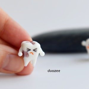 Handmade Lampwork Glass Tooth Fairy Gift, Tooth Figurine, Tooth Figure ...