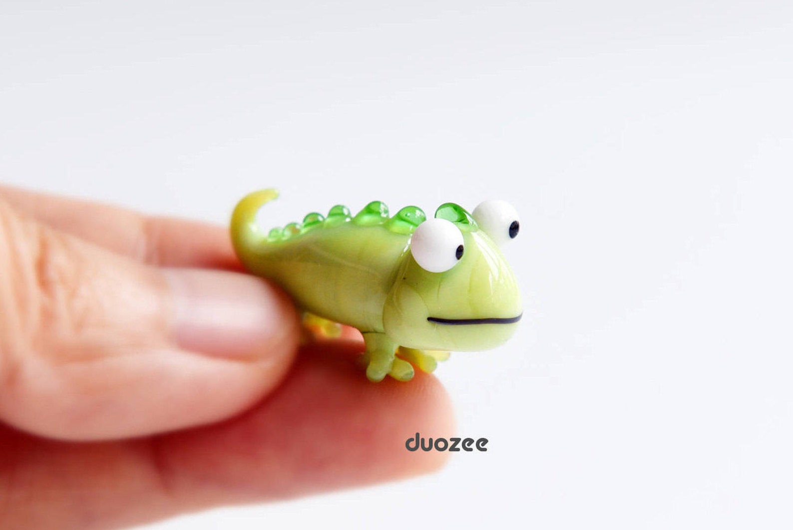 Chameleon Miniature Chameleon Figurine Lizard Figurine - Etsy
