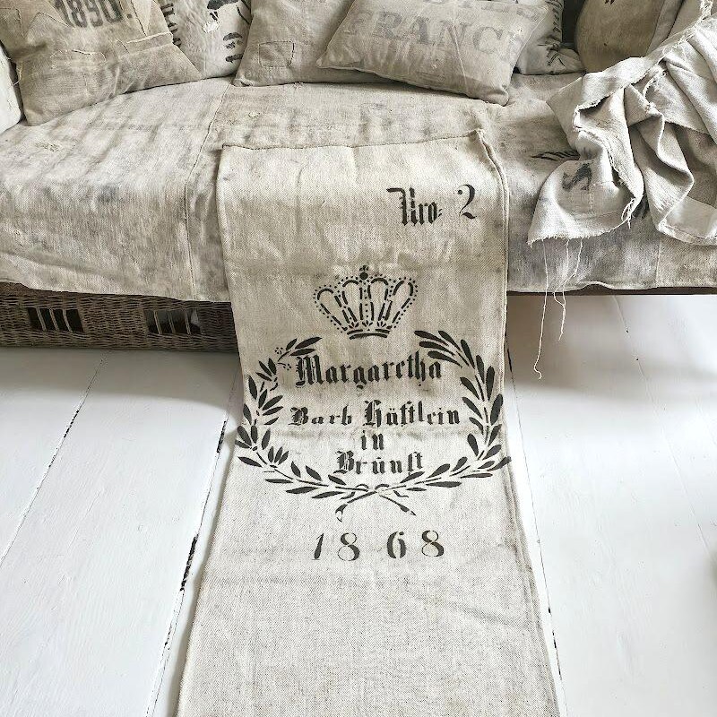 Grain Sack Decor - Etsy