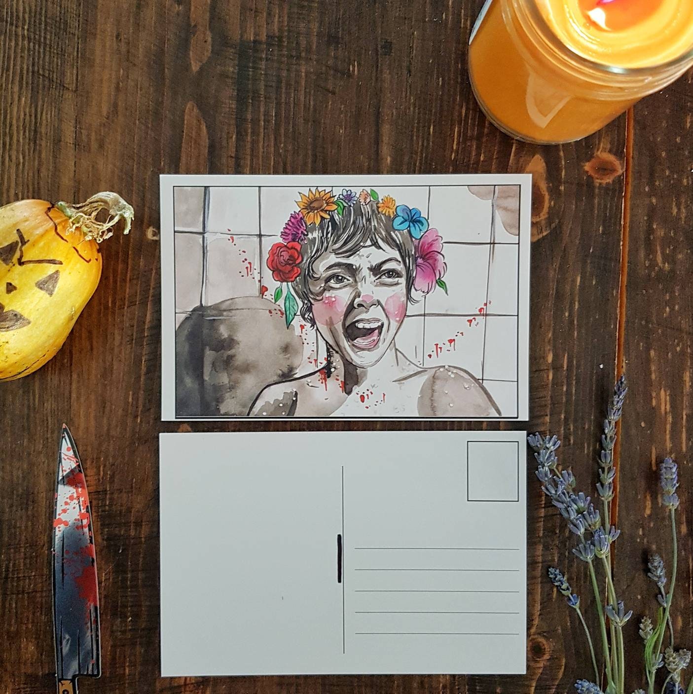 Horror Postcards 4x6 original horror illustrations | Etsy