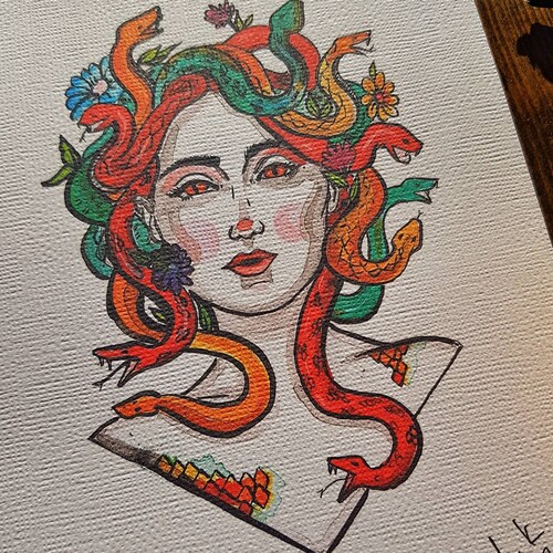 MEDUSA PRINT Digital Printable Wall Art Instant Download. - Etsy