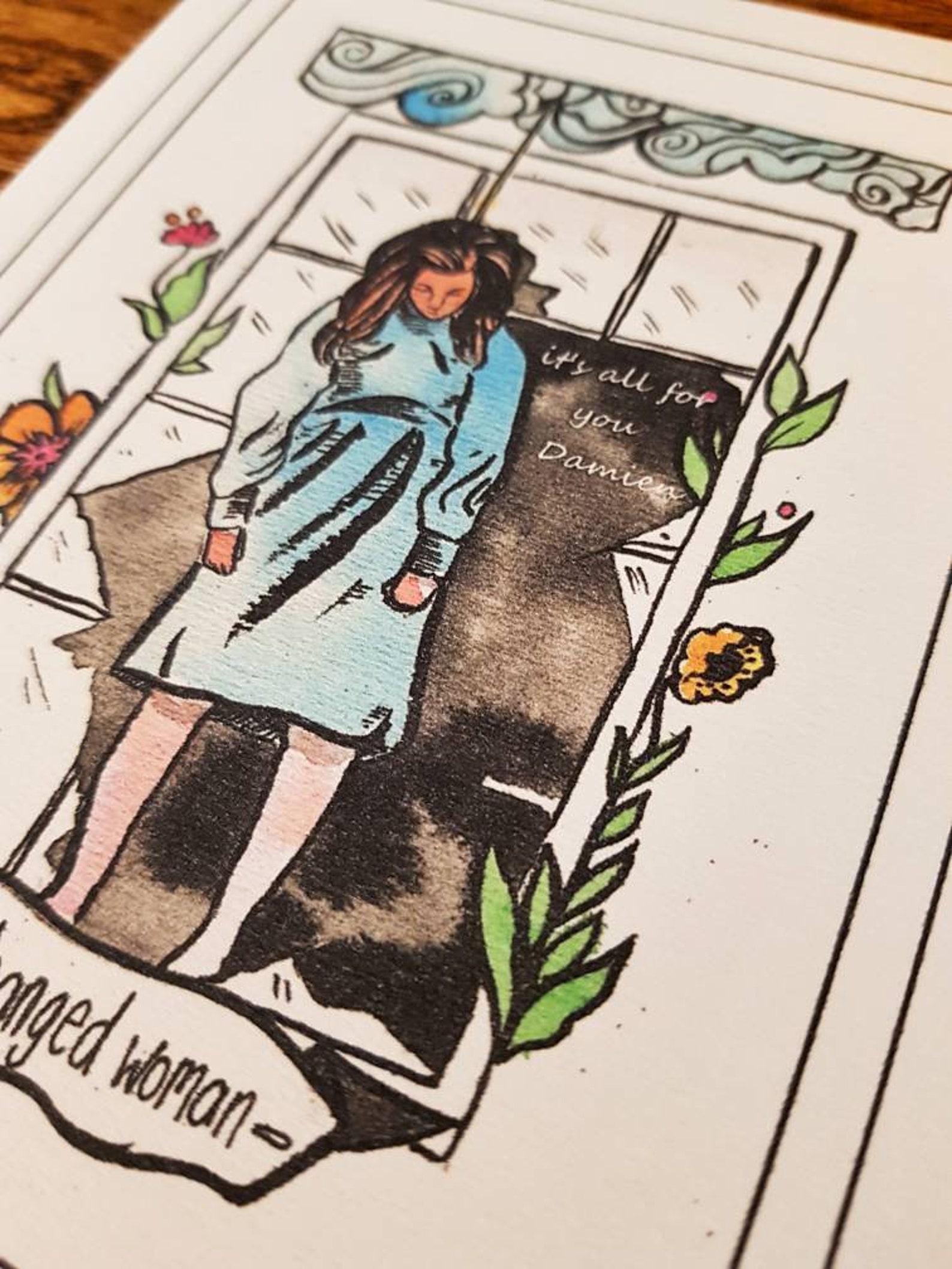 The Omen Inspired 5x7 Print - Etsy