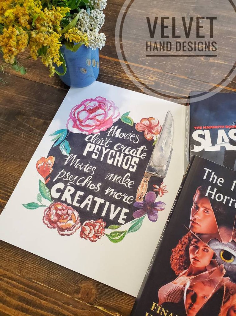 Scream Creative Psychos 8.5x11 Print - Etsy