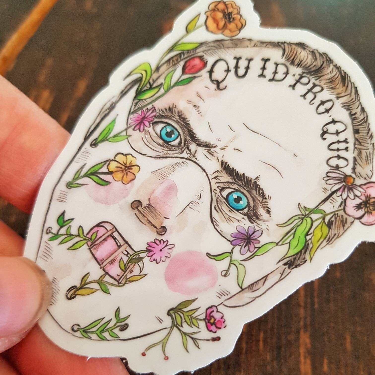 Quid Pro Quo Clarice 2.5x3 Vinyl Sticker - Etsy