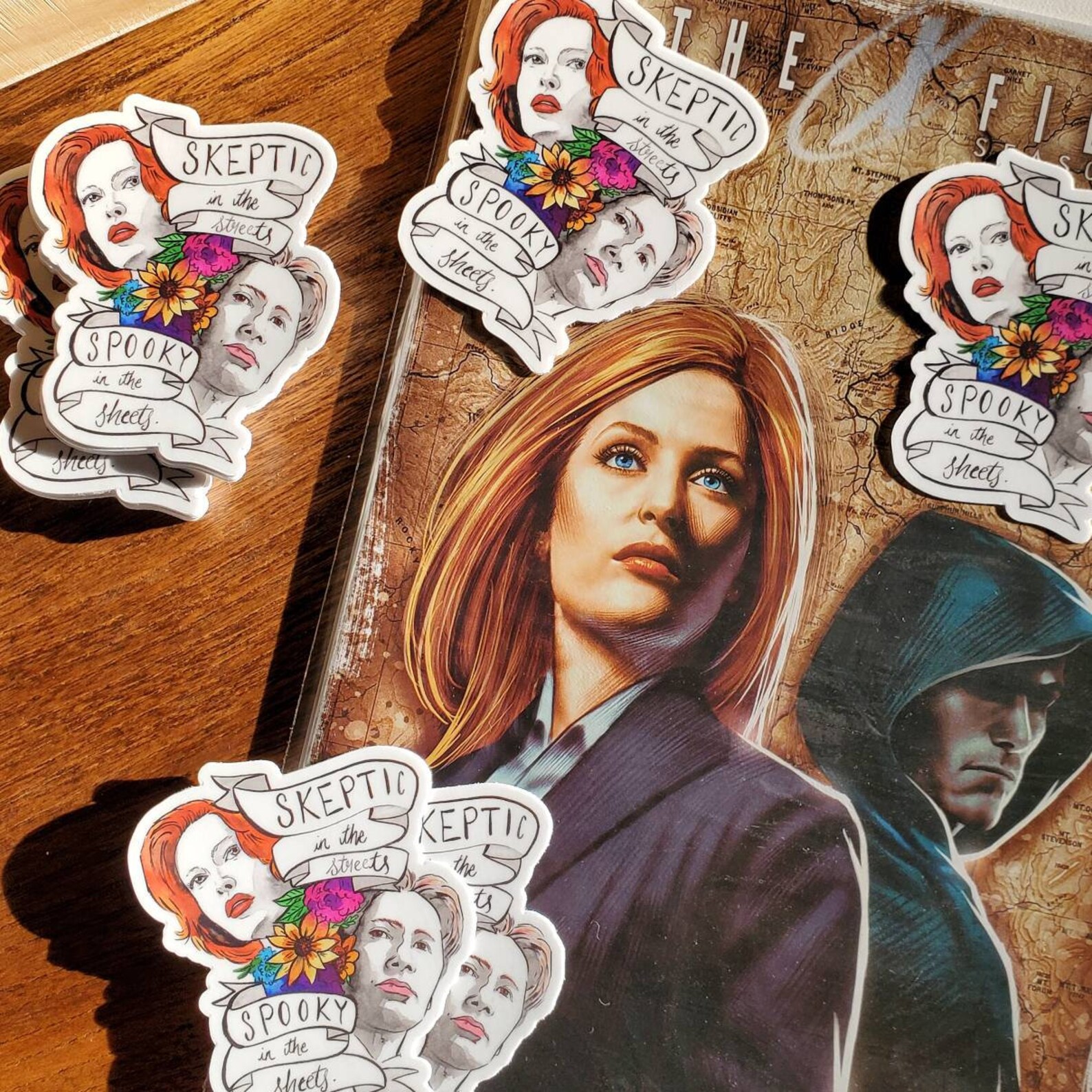 Skeptic/spooky 2.75x2.9 in Vinyl Sticker - Etsy