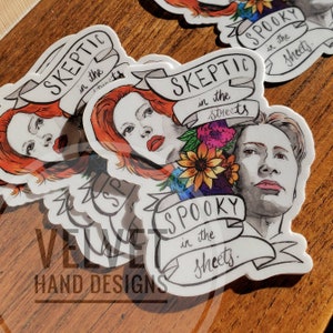 Skeptic/spooky 2.75x2.9 in Vinyl Sticker - Etsy