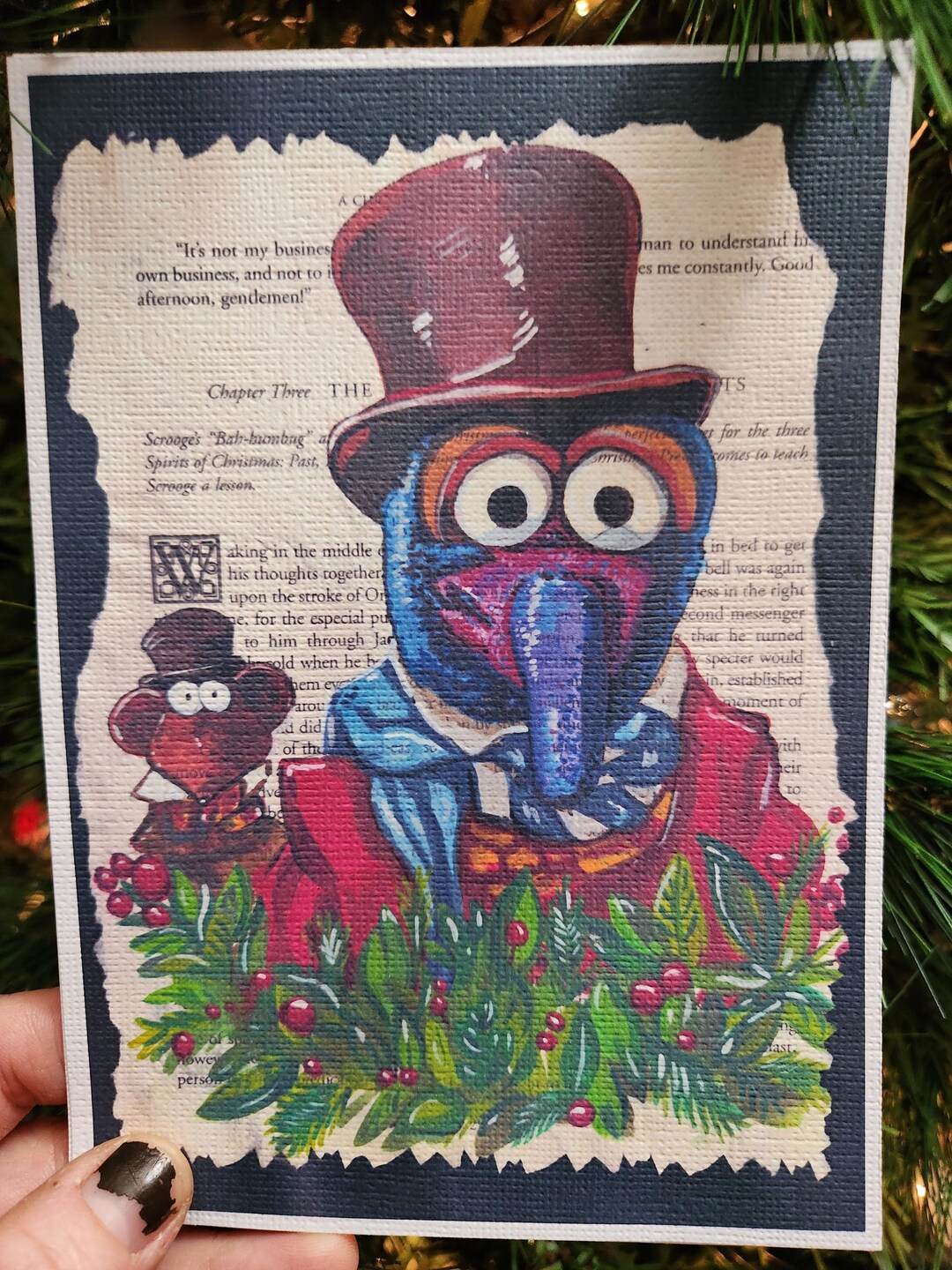Muppet Charles Dickens Gonzo Rizzo Print of Original Painting - Etsy
